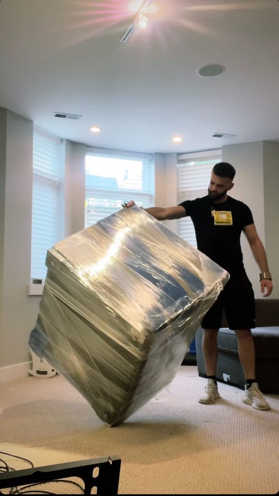 How to use plastic wrap for moving and protecting furniture